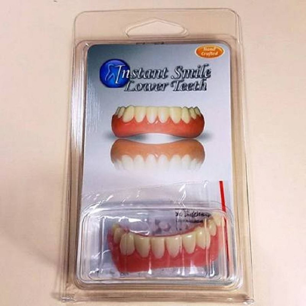 Instant Smile Teeth BOTTOM VENEERS Fake Cosmetic Dental Makeover | Wish