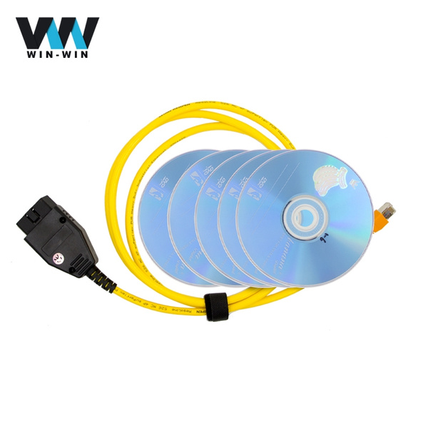 2018 Newest E-SYS OBD2 For BMW ENET Interface Cable Coding for F-Series ...