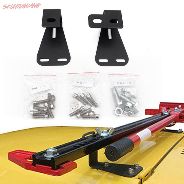 1 pair Car Hood Mount Bracket Hi-Lift Jack Hood Mounting Bracket ...