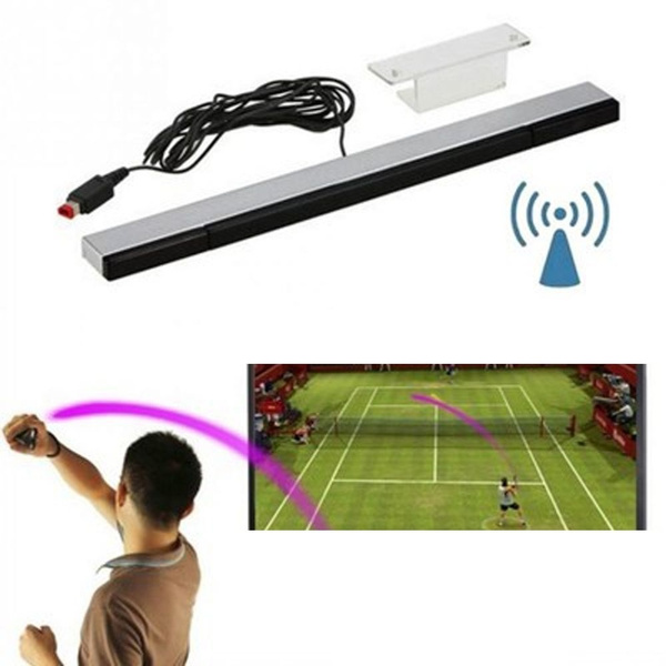 Wired Infrared Ray Sensor Bar for Wii and Wii U Console Replacement IR ...