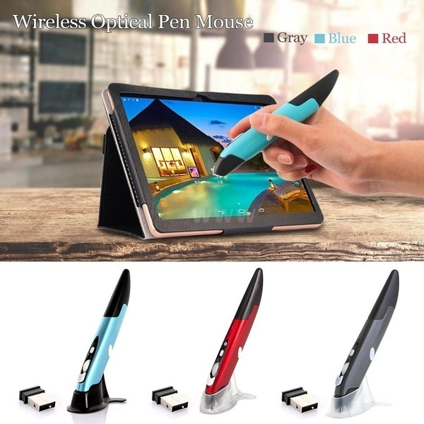 2.4GHz Optical USB Wireless Pen Mouse Pad Tablet PC Laptop Drawing ...