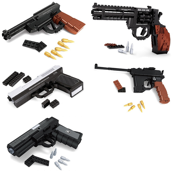 Ausini Toy Guns Revolver Model Desert Eagle CS Toys Building Blocks ...