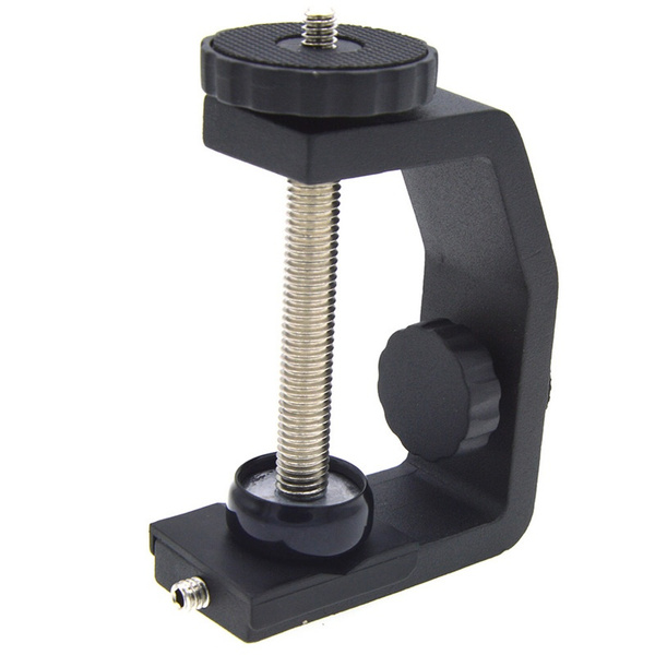 1 Pc Metal Adjustable Camera Clamp Mount C Clamp Adapter U Clip Bracket ...