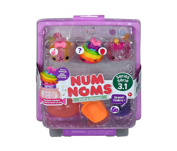 Mozlly Num Noms Rainbow Candies Starter Pack - Series 3 (Multipack of 3 ...