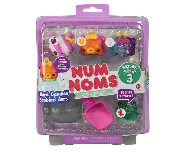 Mozlly Num Noms Hard Candies Starter Pack - Series 3 (Multipack of 3 ...