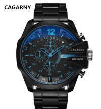 Cagarny Mens Quartz Analog Sport Watch Luxury Fashion Wrist Watch D ...