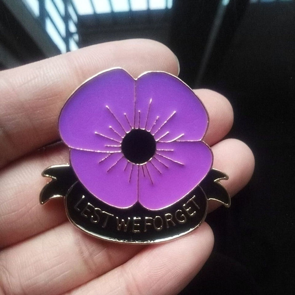 Lest We Forget Enamel Poppy Brooches Pins Flowers Badge Brooch Jewelry ...
