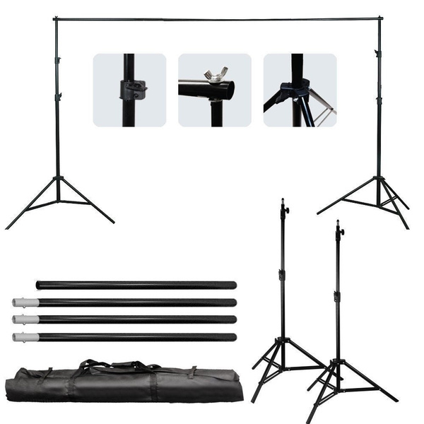 Adjustable Background Backdrop Support Stands Photography Backdrop ...