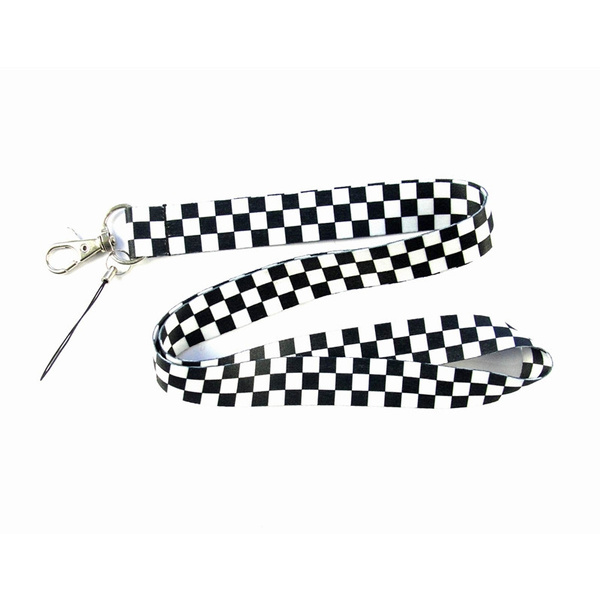 1pcs Racing Theme Keyring Badge Lanyard For Keys ID Holders Fire ...