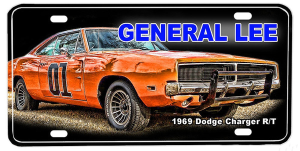 1969 Dodge Charger R/T General Lee License Plate | Wish