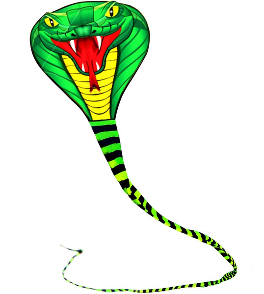 HENGDA KITE for Kids 26.2Ft Large Power Cobra Snake Kites with Flying ...
