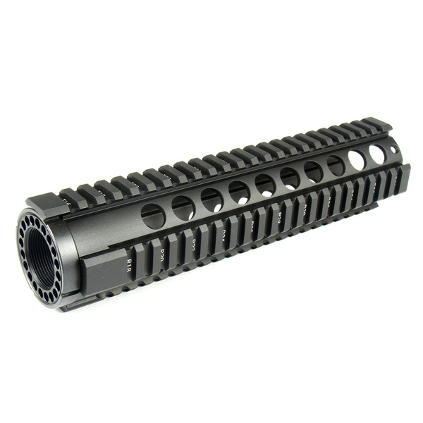 Round Hole Free Float Quad Rail Picatinny Handguard For .223 5.56 ...