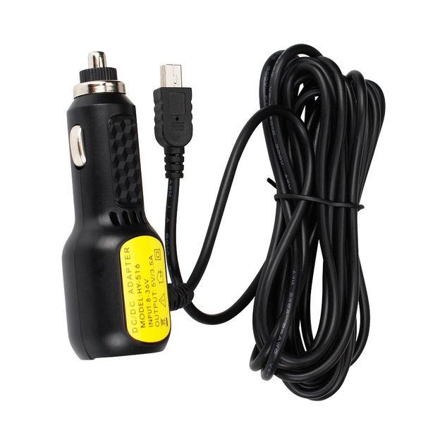 5V 2A Car Charger Dual USB Port Micro/Mini USB Cable for Dash Cam ...