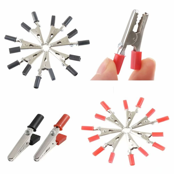 8PCS Color Random High Quality Leads Cable Electrical Jumper Test Probe ...