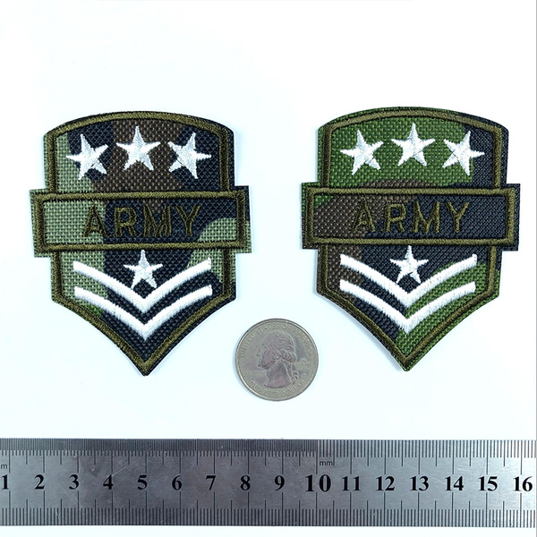 ARMY Badge Patches Military Clothes Stickers DIY Applique Fashion ...