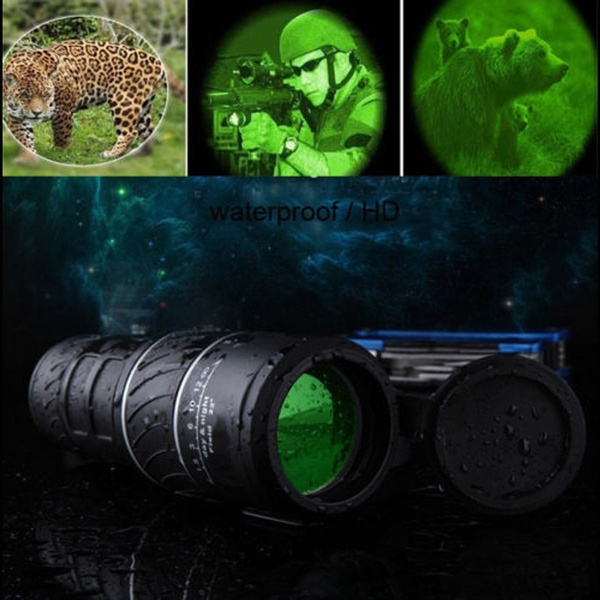 Sports 16X52 Zoomable Monocular HD Low Light Night Vision Telescope ...