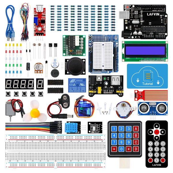 LAFVIN 1Set Electronic Starter Kit for Arduino R3 Compatible with ...