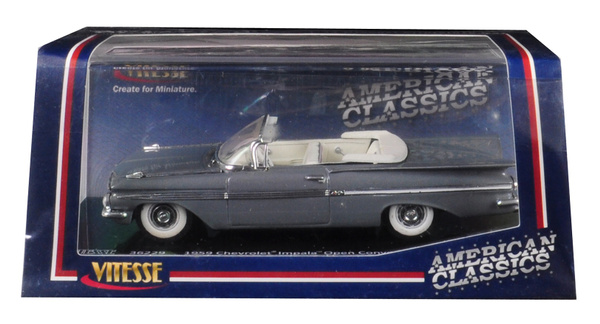 1959 Chevrolet Impala Open Convertible Grecian Gray 1/43 Diecast Model ...