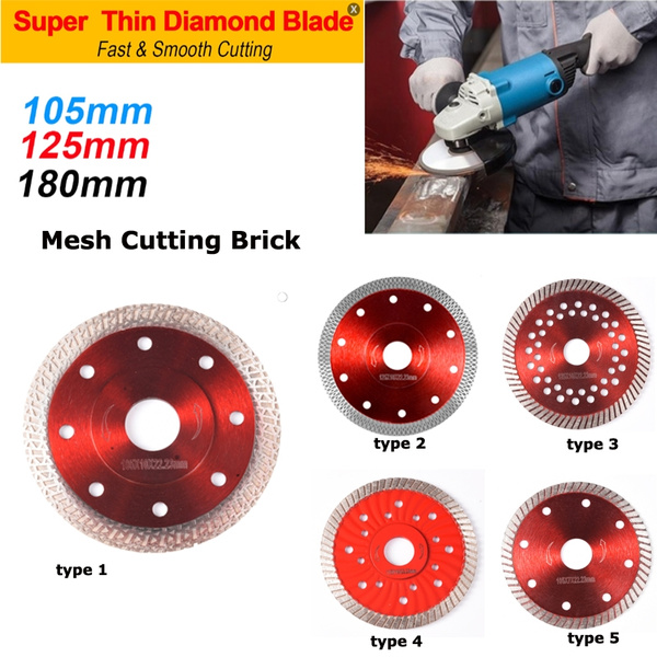 Multitype Mesh Cutting Brick Marble Angle Grinder Saw Diamond Ceramic ...
