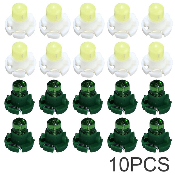 10x T4.2 Green/White LED Instrument Dash Map Climate Control Light Bulb ...