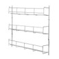 Silver Kitchen Spice Rack Cabinet Shelf Organizer Storage Wall Mount ...