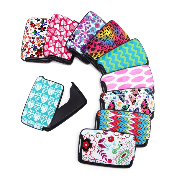 Anti-RFID Scanning Card Holders Protect Aluminum Metal Bankcard ...