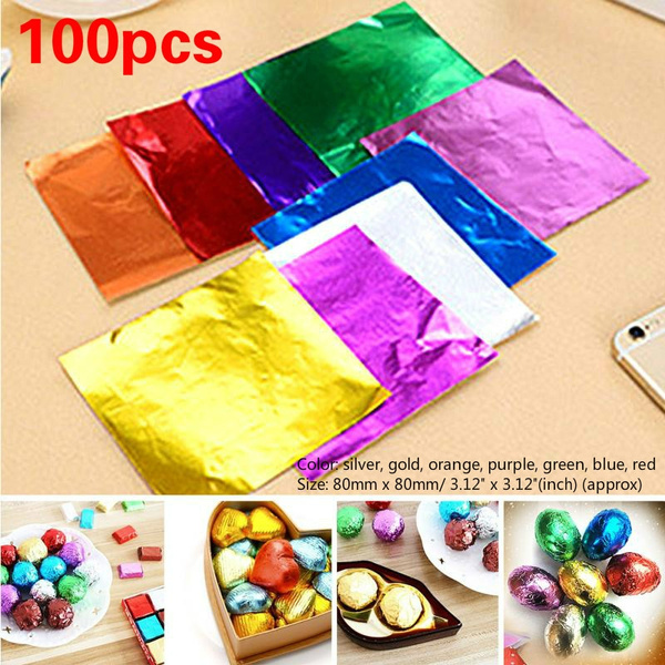 Crepe Paper Sheets Candy Sugar Chocolate Sweets Confectionary Square ...