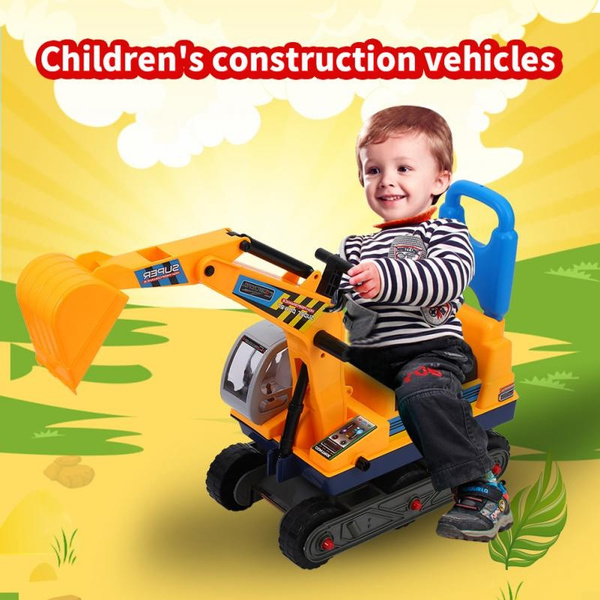 New Kids Sand Digger Children Play Excavator Construction Truck Toy | Wish