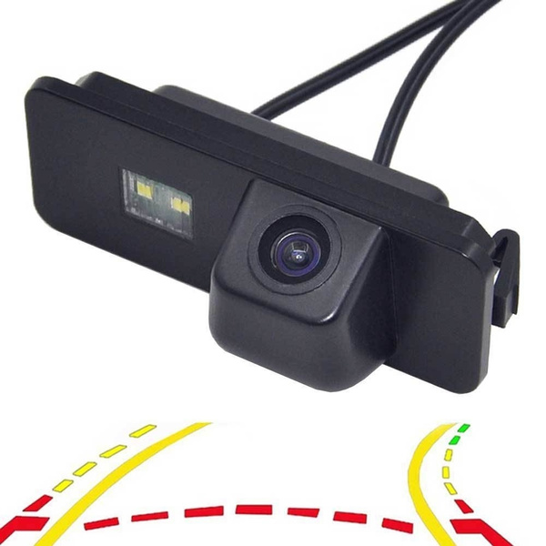 Dynamic Trajectory Car Reverse Bacup Rear View Camera For VW GOLF V 5 ...