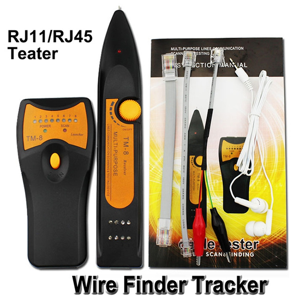 RJ11 Telephone phone Wire Tracker Cat5 Cat5A Cat6 Cat6A Cat6E RJ45 ...