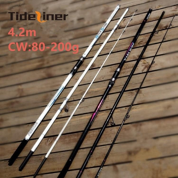 4.2m high quality surf fishing rod rock Distance Throwing surf casting ...
