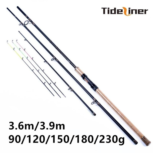 Tideliner Feeder fishing rod 3.6m 3.9m three quivertips carbon fiber ...