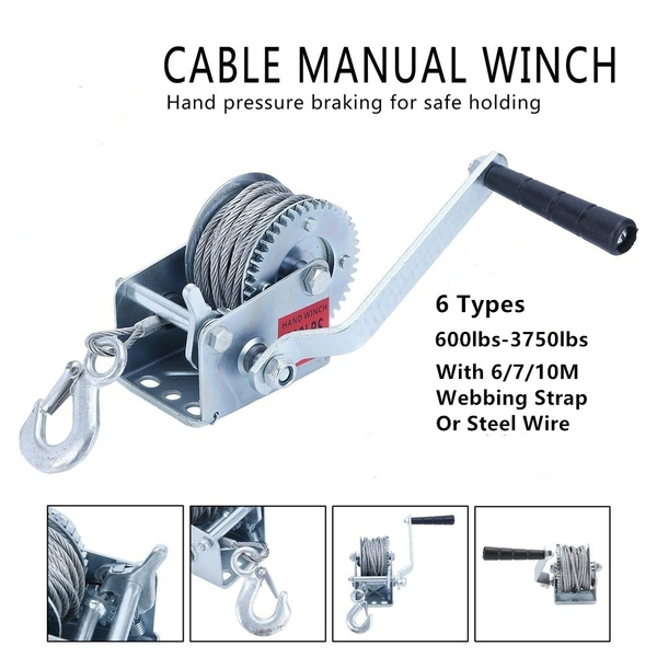 Manual Winch With Wire Auto Lifting Sling Boat Lift Winch | Wish
