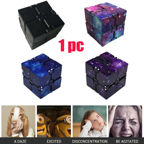 New Fashion Mini Metal Infinity Cube for Stress Relief Fidget Anti ...