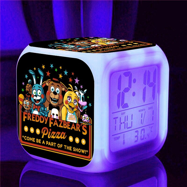 Cute Cartoon Five Nights at Freddy's LED Alarm Clock Kids FNAF Freddy ...