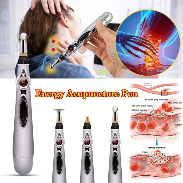 Electronic Acupuncture Pen Electric Meridians Laser Therapy Heal ...