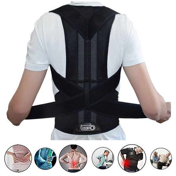 Full Back Brace for Lower Back Pain Relief, Posture Corrector for ...