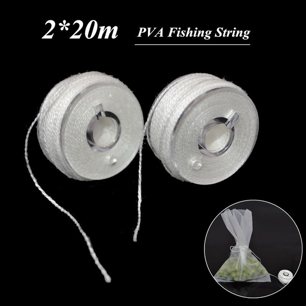 1PCS Fishing Tackle White Water Dissolving Line Baiting Lure Carp PVA ...