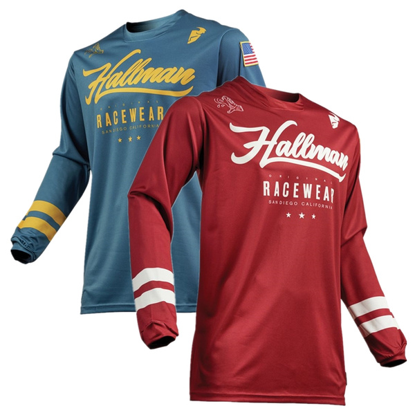 THOR Men's Downhill Jersey Dirt Bike Racing Shirt Motocross Racewear ...