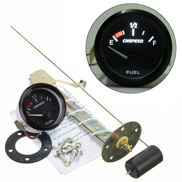 New Arrival 52mm/2'' DC 12V Car Fuel Level Gauge Meter With Fuel Sensor ...