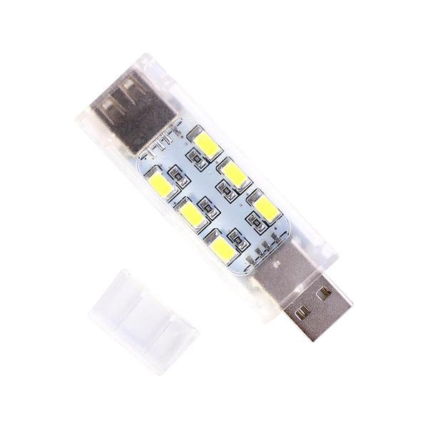 Double Sided Usb Light with 12 LED Beads for Mobile Phone PC Labtop ...