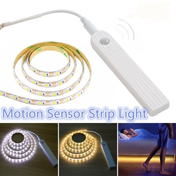 Motion Sensor Strip Light Cabinet Lamp with Automatic & Manual 2 Switch ...