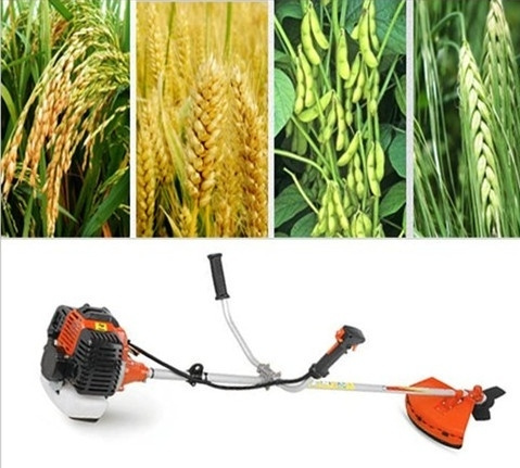 Heavy Duty Petrol Strimmer Grass Bush Cutter Whipper Sniper With Blades ...