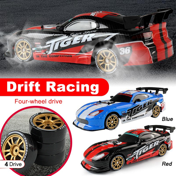 1:16 Upgraded 4WD 2.4G Wireless GTR RC Car 30km/H High Speed Drift ...