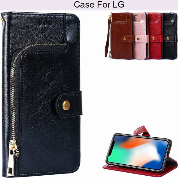Wallet Chain Bag Pu Leather Phone Flip Case For LG G7 Q6 Q7 Q8 V20 Mini ...