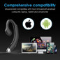 Painless Ear-hook Bluetooth 5.0 EDR Business Headphone,ergonomic design ...