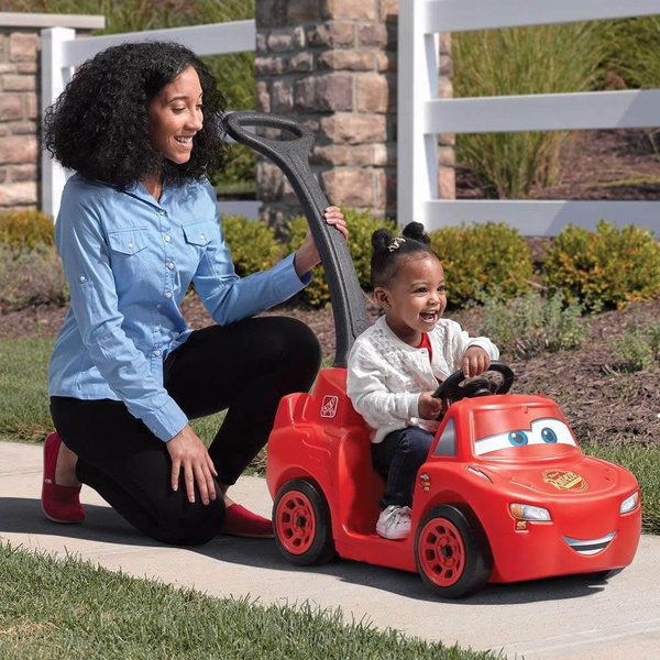 Step2 Disney Pixar Cars 3 Ride On Lightning McQueen Car Racer Toddler ...