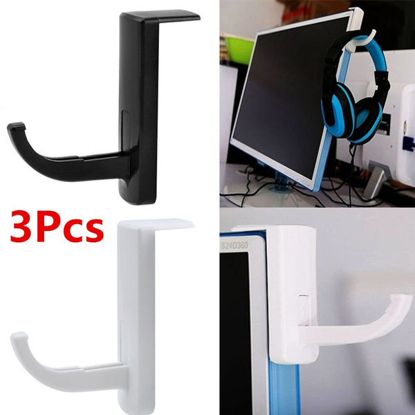 3Pcs Headphones Earphone Headset Holder Desktop Computer Monitor ...