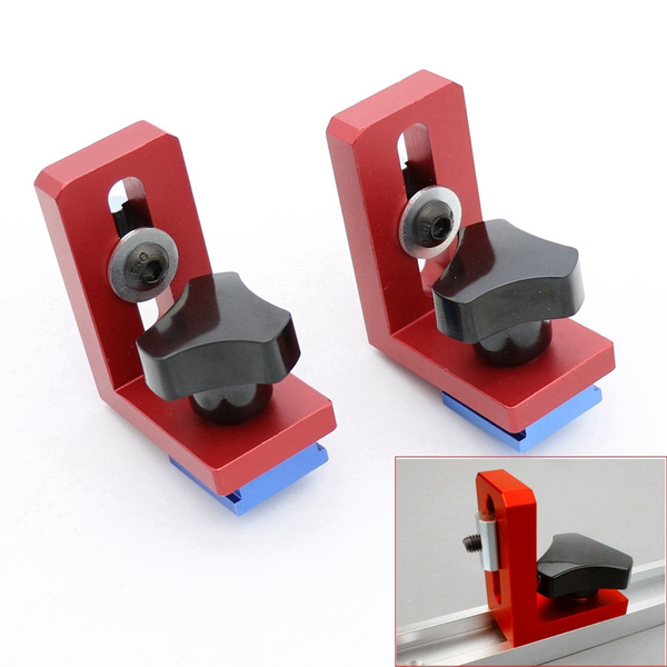 2pcs/set T-track Sliding Brackets for Aluminium Profile Woodworking ...