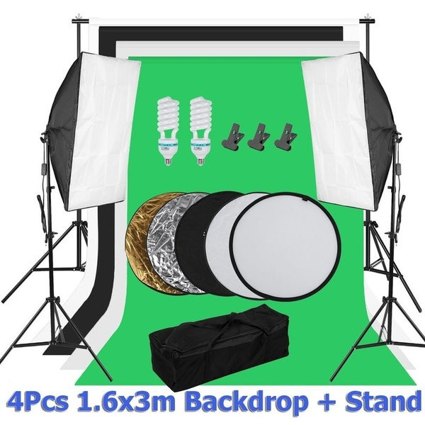 50x70CM Softbox Backgrounds 2m Backdrop Stand 60cm Reflector Panel ...